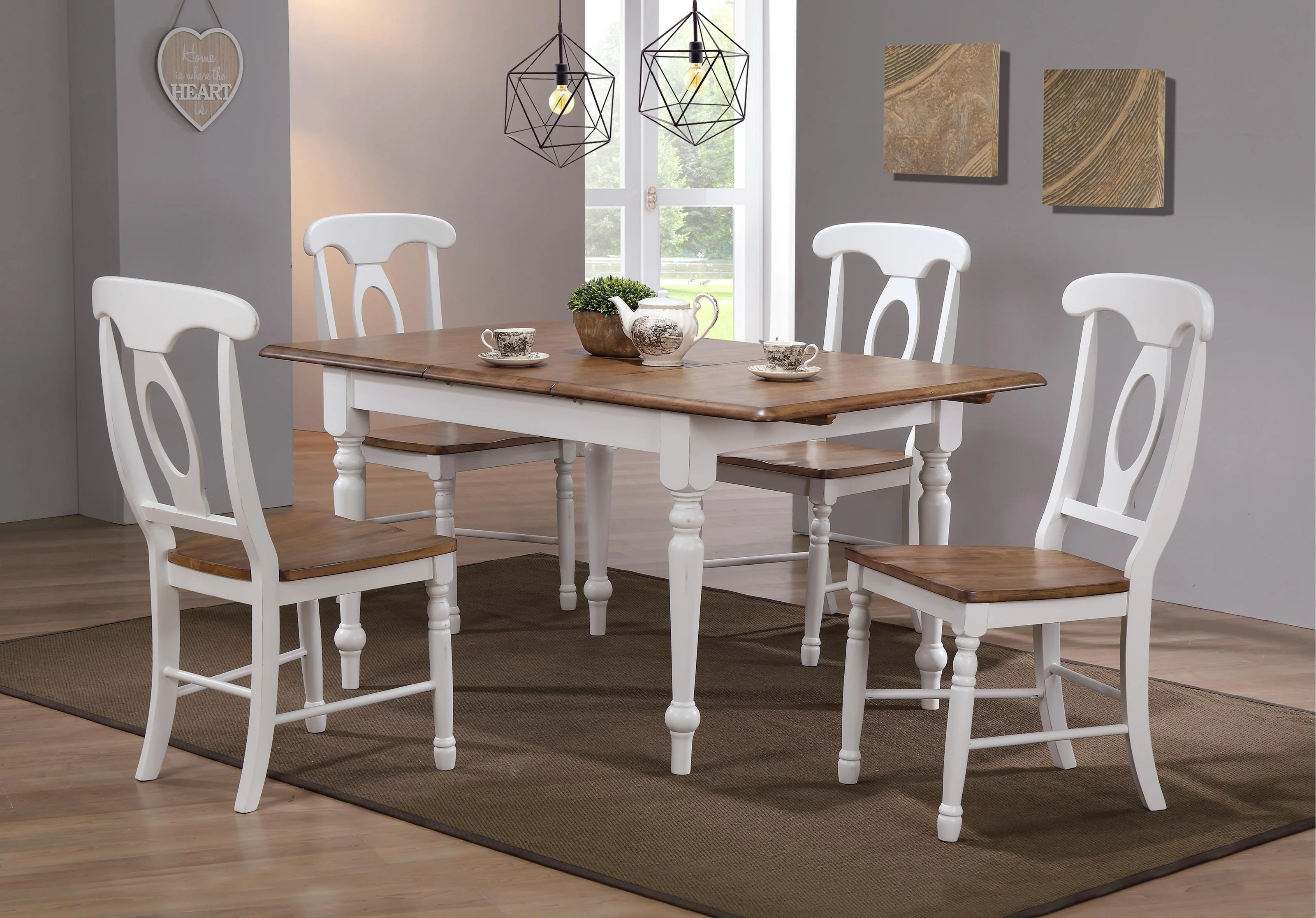 Winners Only Pacifica DP53667 66" Leg Table | Reeds Furniture | Kitchen ...