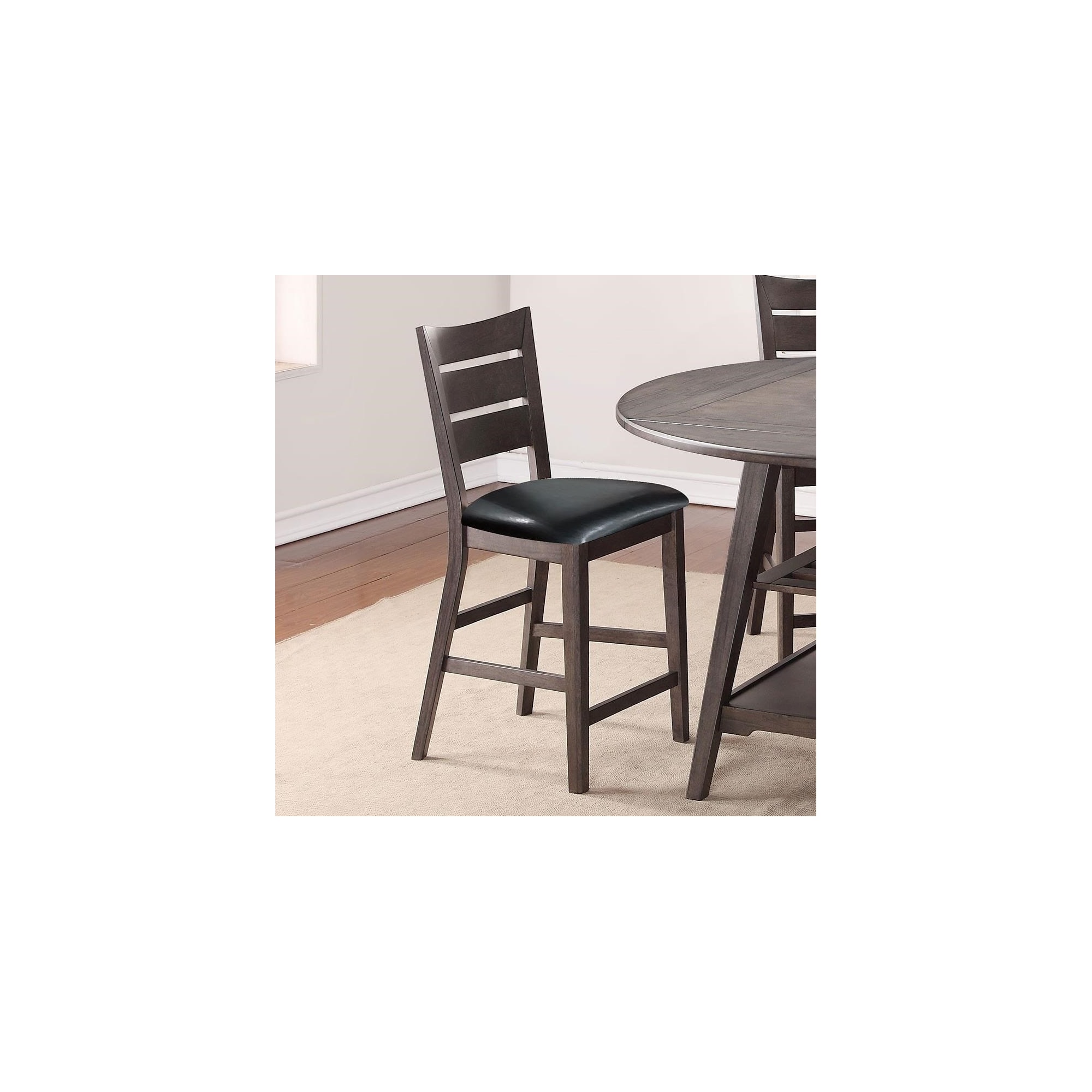 Winners Only Parkside DPT345024G Rustic Ladderback Counter-Height Stool ...