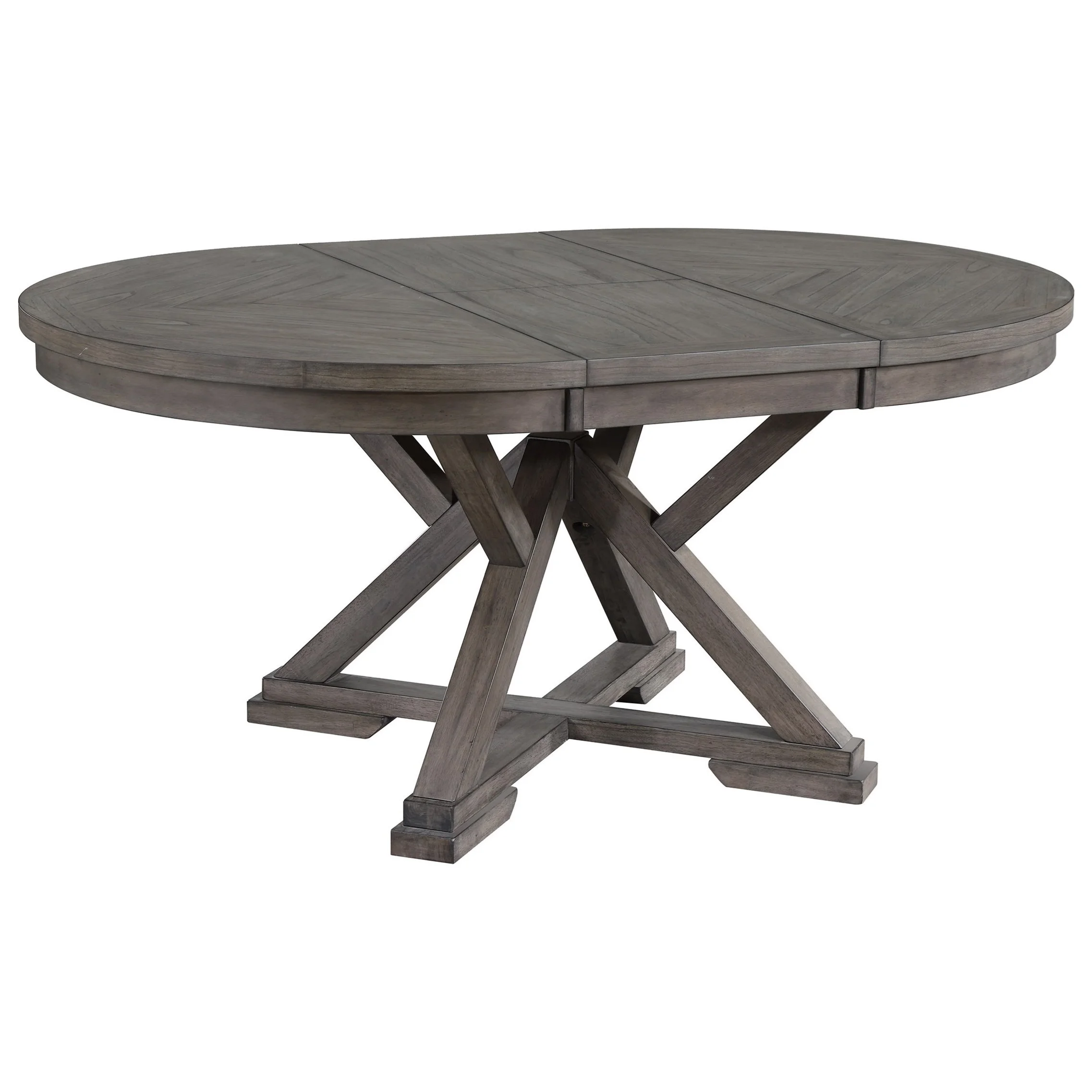Winners Only Stratford DS34866 Transitional Rustic Oval Dining Table ...