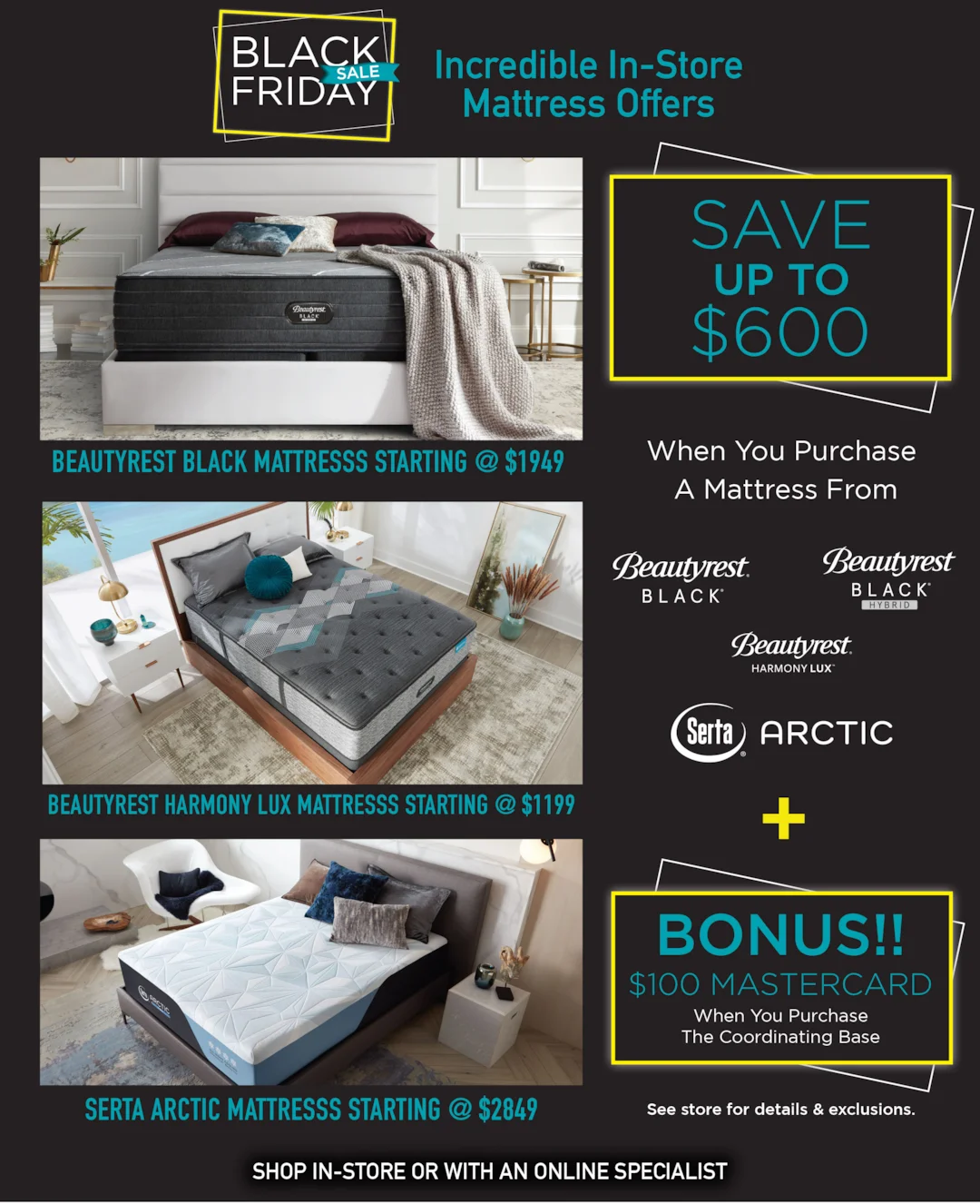 Black Friday Matress Sales