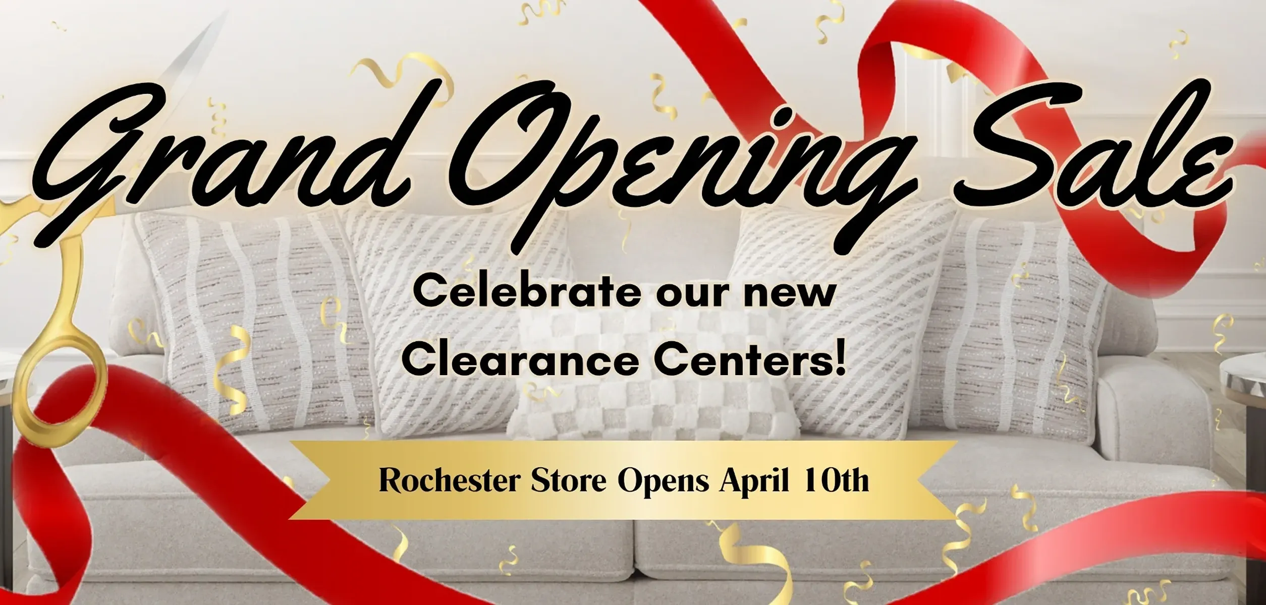 Huge Grand Opening Shopping Spree at Dunk & Bright Furniture.